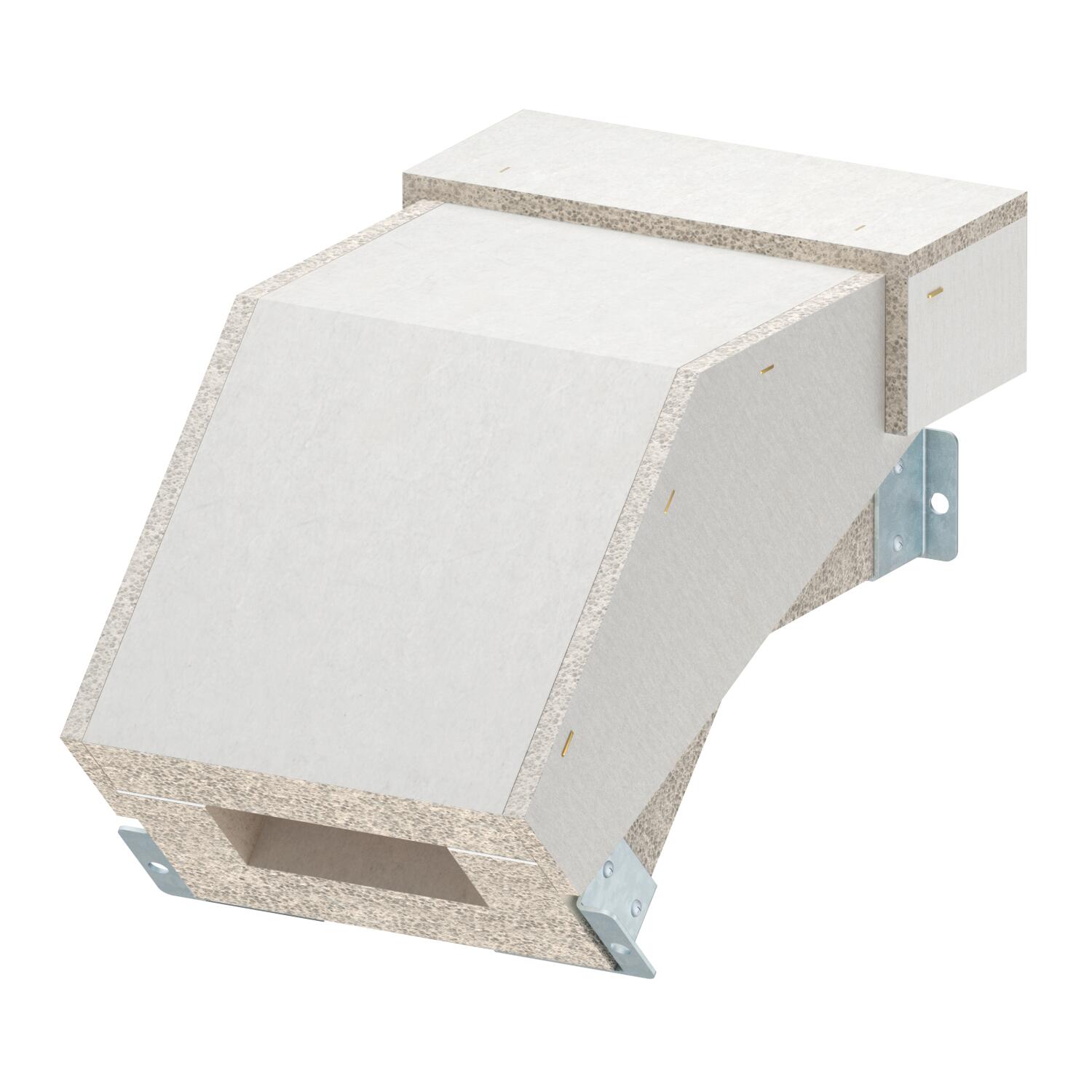 Vertikalbogen fallend für Brandschutzkanal PYROLINE® Con S BSKH09-K0511 ...