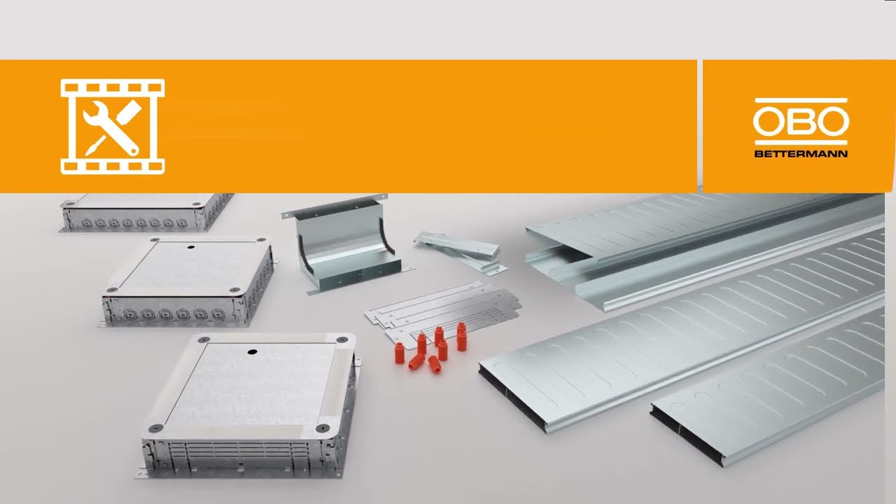 Unterflurkanal, 2-teilig, 2-zügig, Kanalhöhe 28 mm 2000 | 190 | 2 | OBO